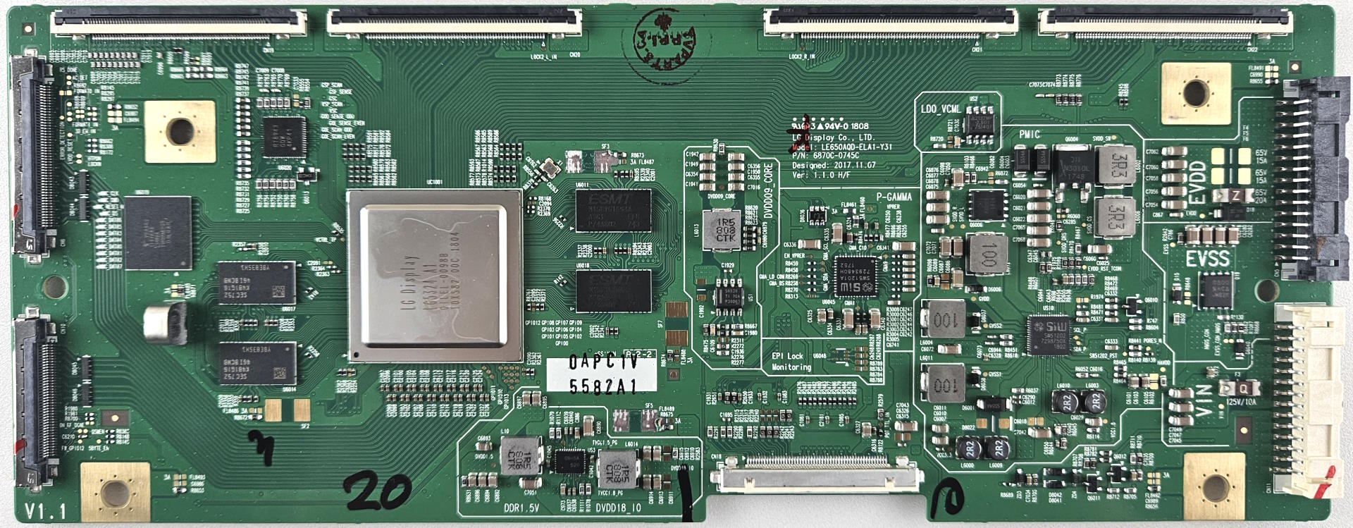 TVParts.ca - 6871L-5582A LG T-Con Board